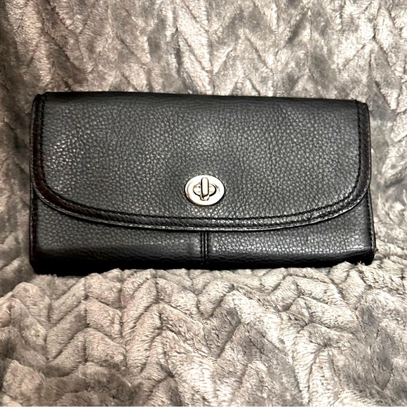 Coach | Bags | Coach Full Size Turn Lock Wallet | Poshmark